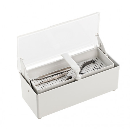 Soaking tank, 1.25 litres, for disinfecting instruments, Podiatech