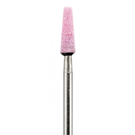 Pink abrasive bur made of refined corundum for handpieces, Podiatech