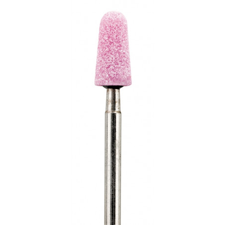 Pink abrasive bur made of refined corundum for handpieces, Podiatech