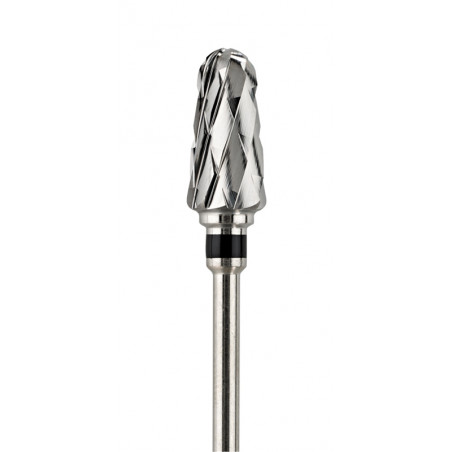 Tungsten carbide bur for handpieces, black ring, Podiatech