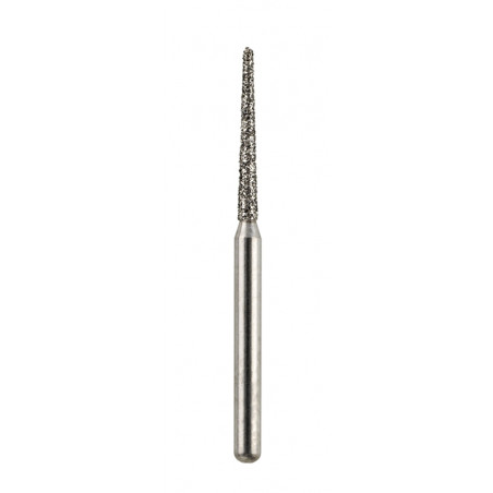 Conical bur with rounded tip for turbines, Podiatech