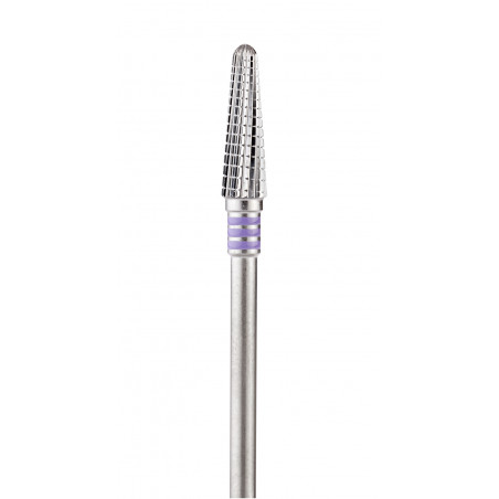 Tungsten carbide bur for handpieces, purple ring, Podiatech