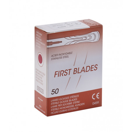 50 LAMES DE GOUGES FIRST BLADES : consommables soins - Podiatech