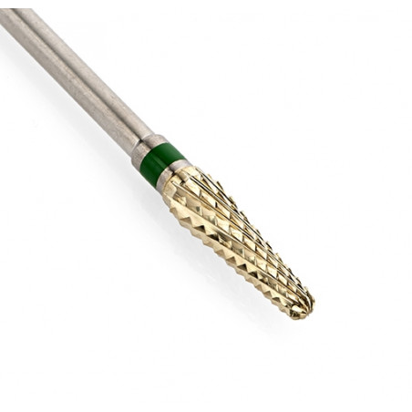 Hard-coated zirconium nitride bur for handpieces, Podiatech