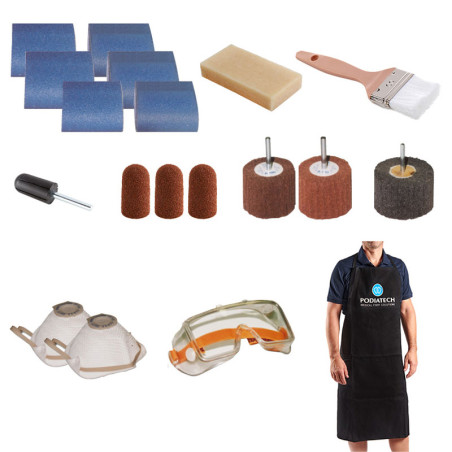 COMPLETE GRINDER ACCESSORIES KIT: grinding accessory – Podiatech
