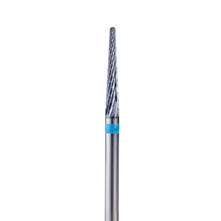 Tungsten carbide bur for handpieces, blue ring, Edenta, Podiatech
